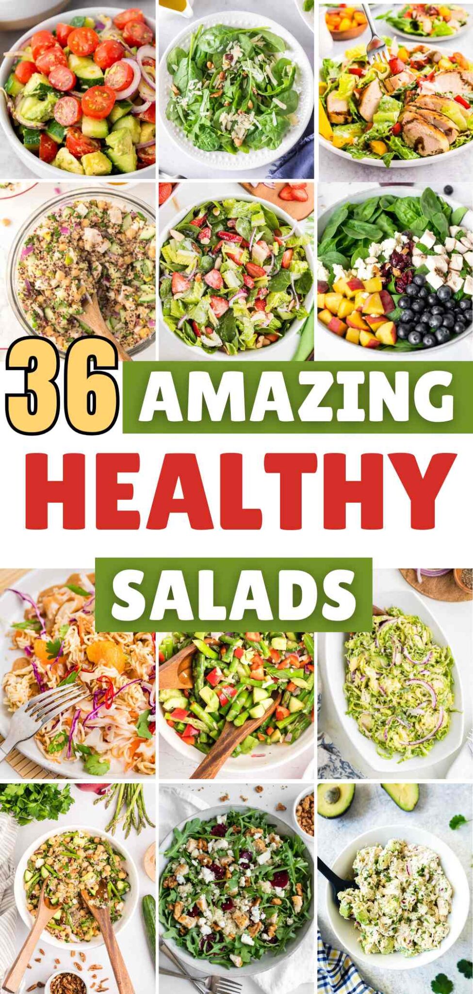 36 Easy Healthy Salads for Lunch, Dinner, or Anytime!